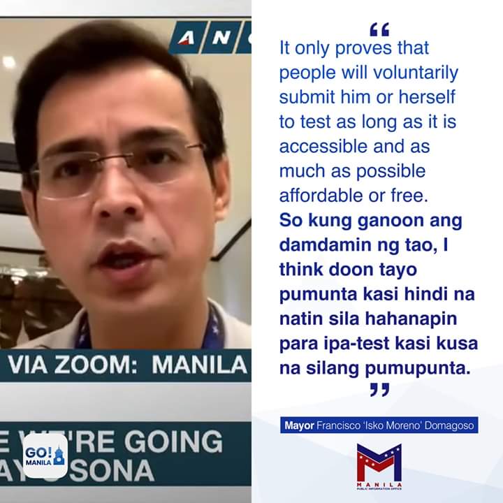 Free mass testing for all in the City of Manila | Good Info Net